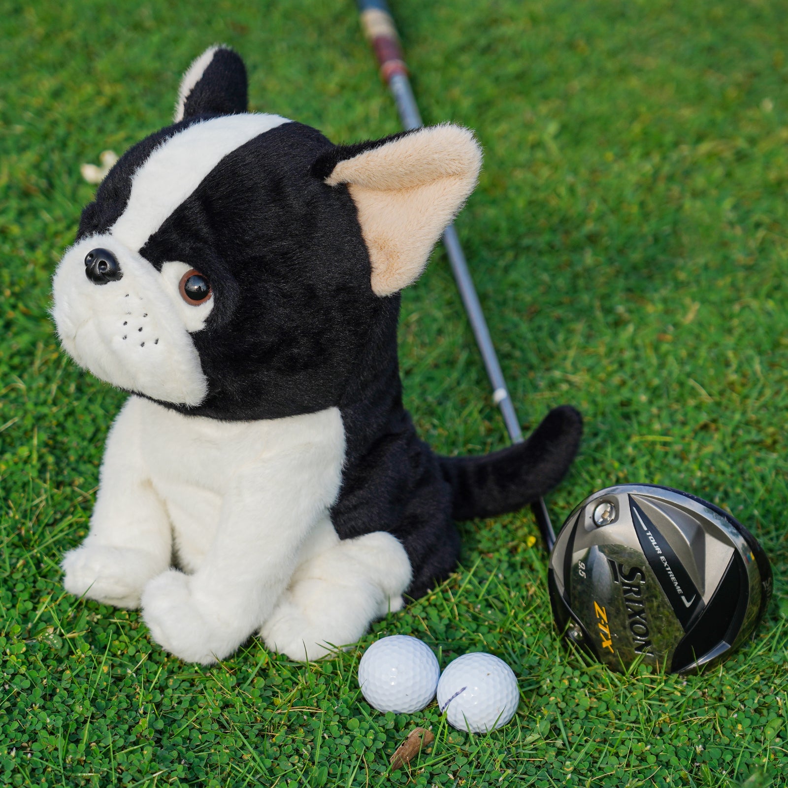Bulldog Plush Animal Driver Golf Headcover – kaimay