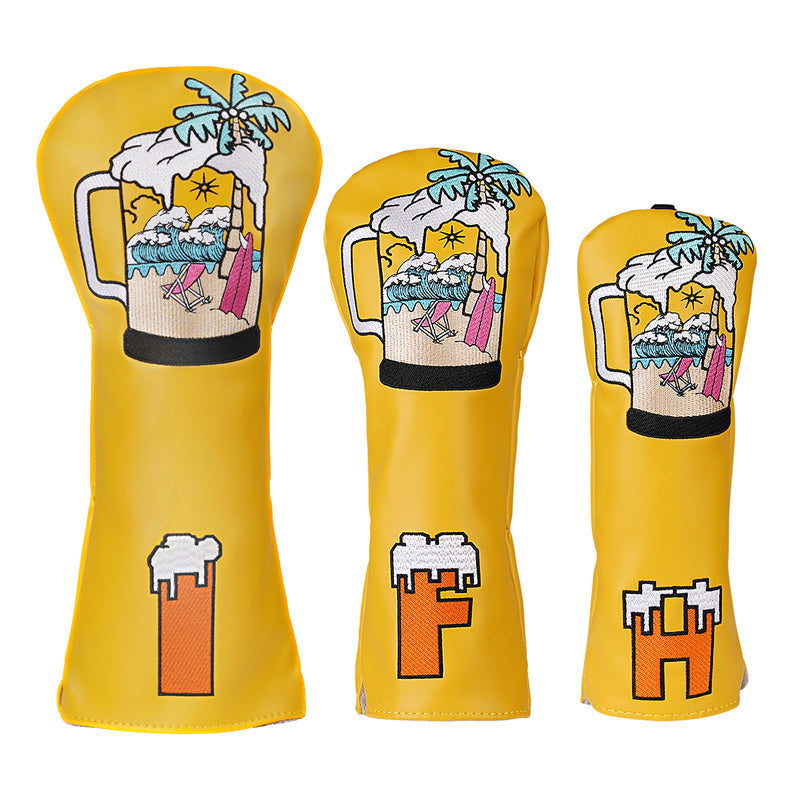 Beer Golf Headcovers Set (Driver, Fairway, Hybrid Cover) – kaimay