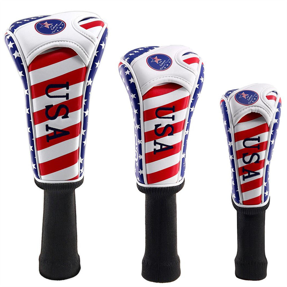 USA Flag Long Neck Sock Golf Head Cover – kaimay